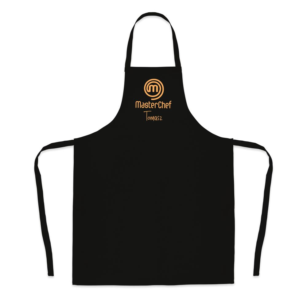 Fartuch kuchenny bawełniany MASTERCHEF +IMIĘ – Allbag