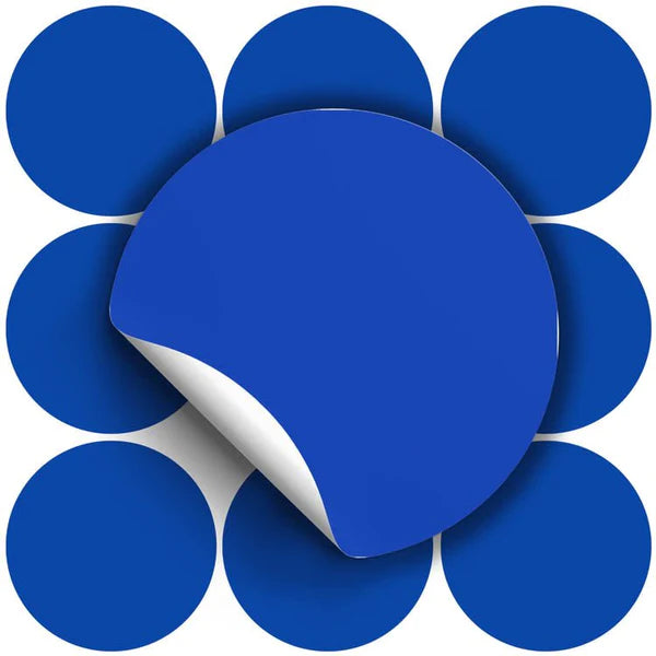 NAVY BLUE decorative stickers, 10 pcs. – Allbag