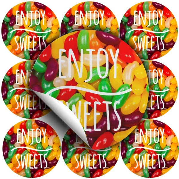 ENJOY SWEETS decorative stickers 10 pcs. – Allbag